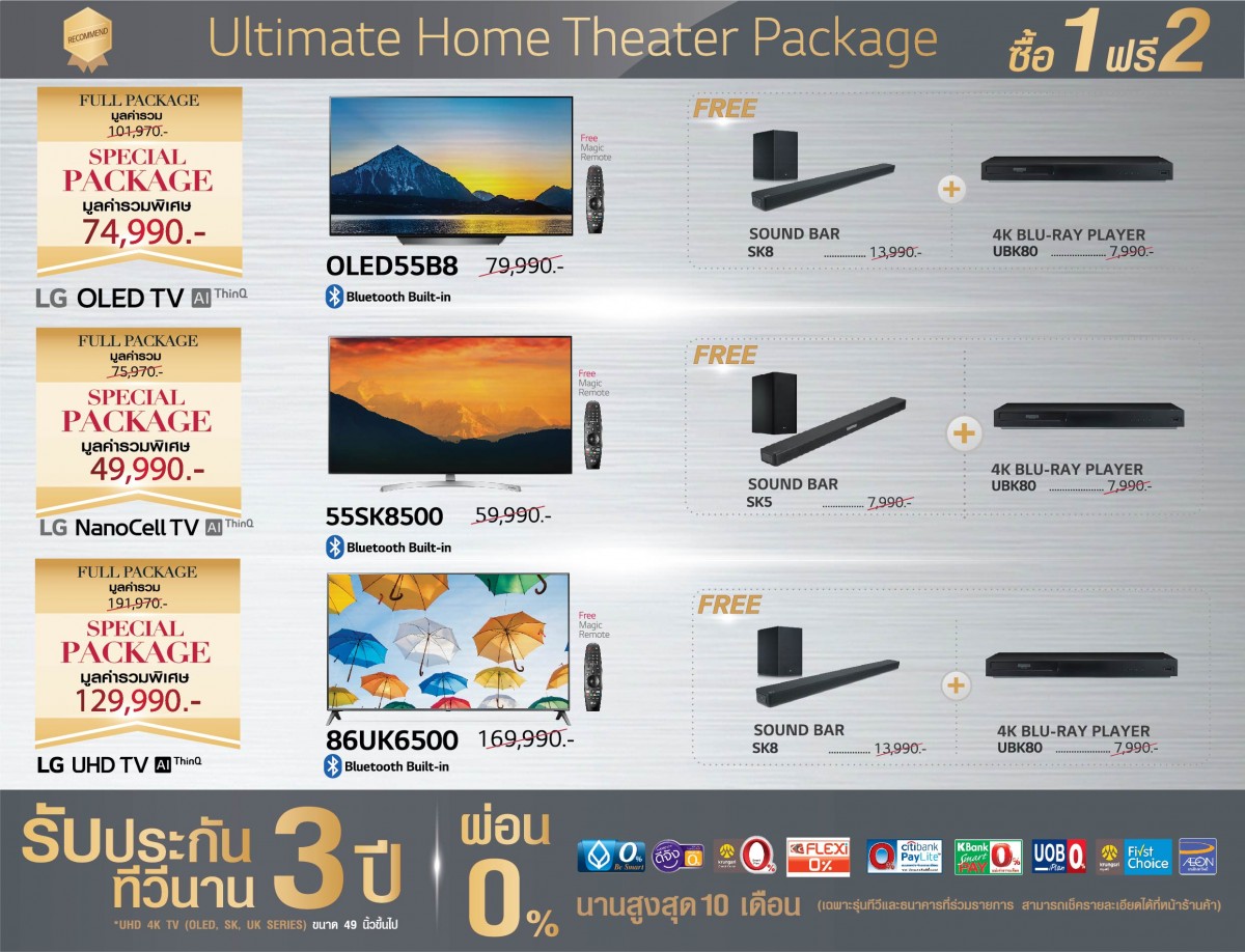 Ultimate Home Theater Package » ล้ำหน้าโชว์