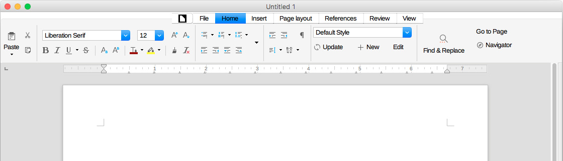 LibreOffice 5.3.0 Beta เริ่มทดสอบ UI ใหม่ในลักษณะ Ribbon ของ Microsoft ...