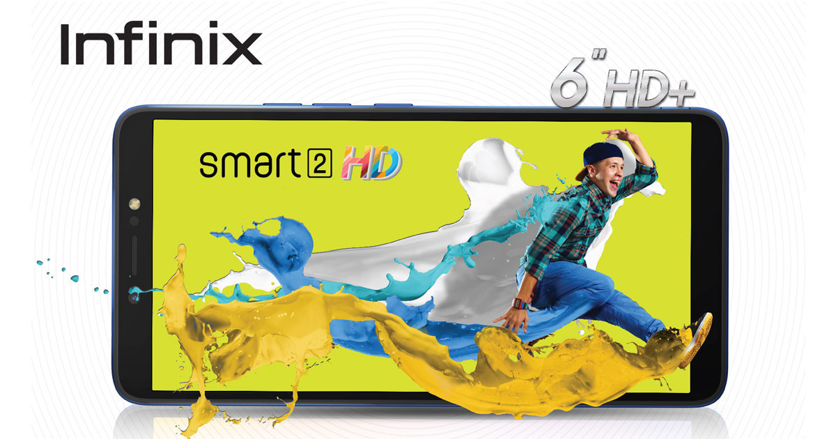 Infinix Smart 2 HD สมาร์ทโฟนระดับเริ่มต้น จอ 6 นิ้ว ราคา 2690 บาท