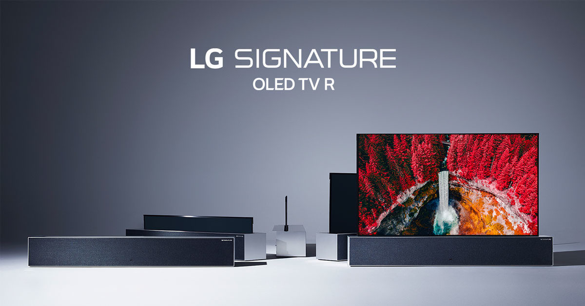 LG Signature OLED TV R ทีวีจอม้วนได้รุ่นแรกของโลก #CES2019
