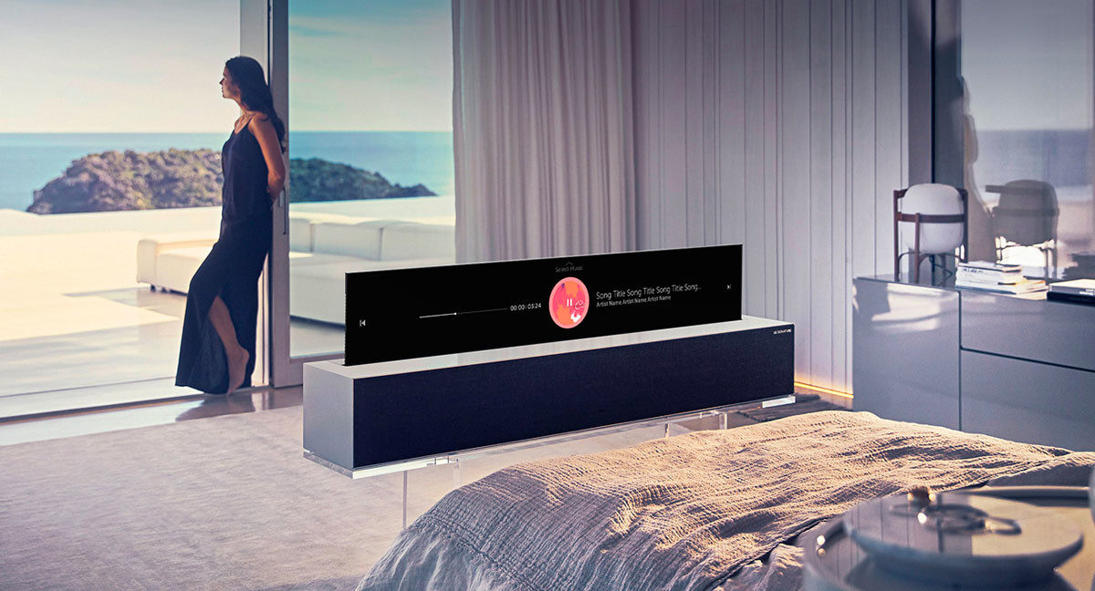 LG Signature OLED TV R ทีวีจอม้วนได้รุ่นแรกของโลก #CES2019