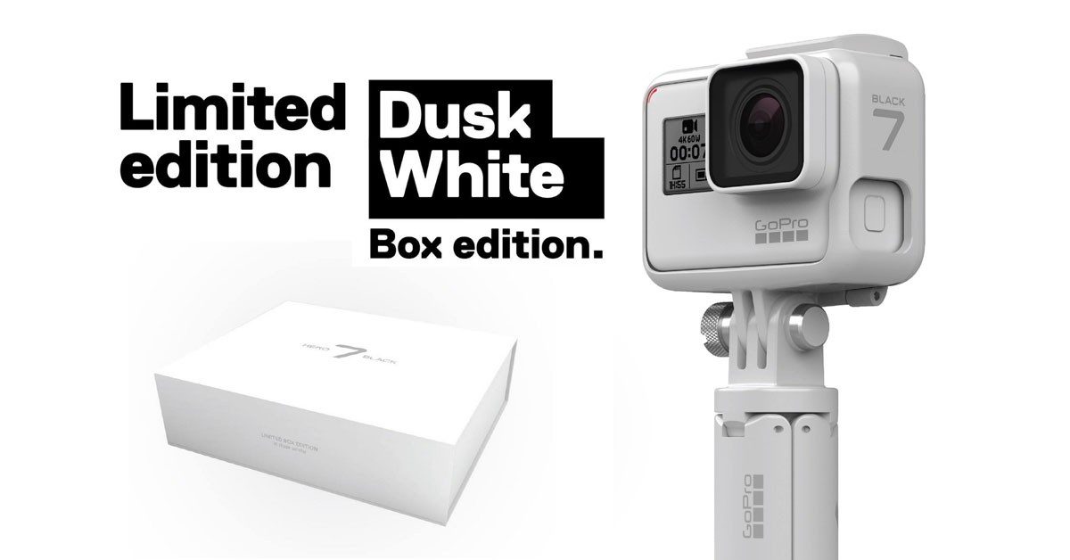 GoPro HERO7 Black Limited edition สีขาว Dusk White เปิดขายแล้วในไทย