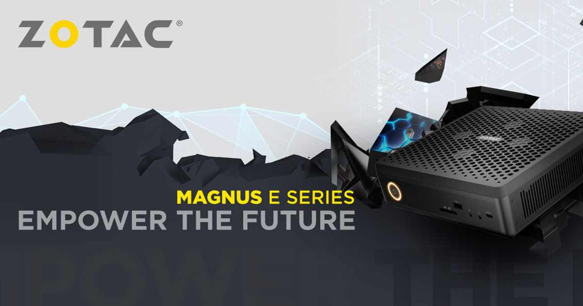 ZOTAC ZBOX Magnus E Mini PC ตัวเล็กสเปคดี มีการ์ดจอ RTX