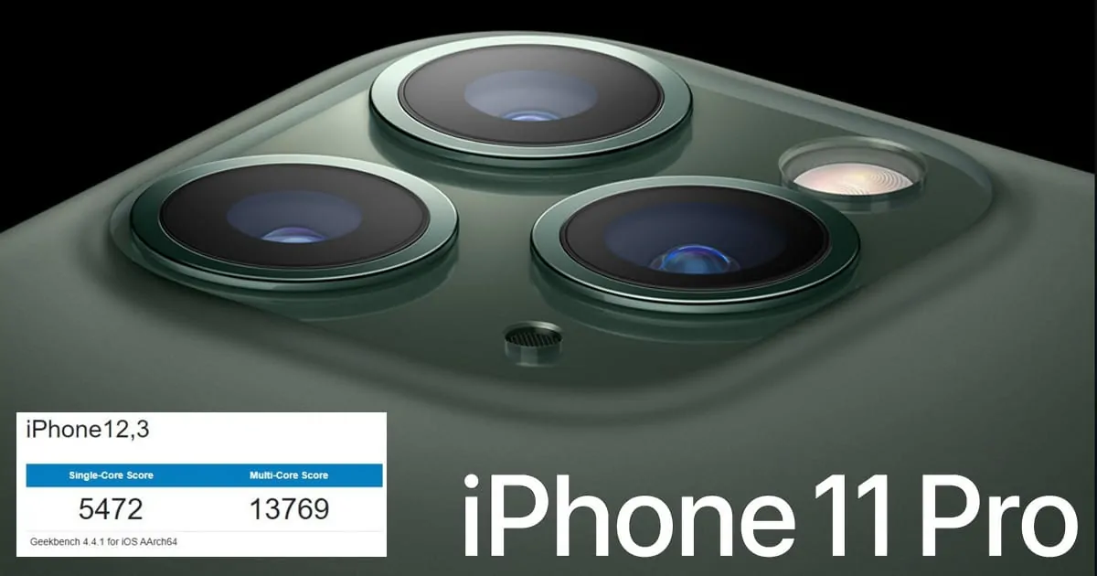 ผล Geekbench คะแนน iPhone 11 Pro แรงสุดเหนือทุกรุ่น แต่ RAM 4GB เท่าเดิม