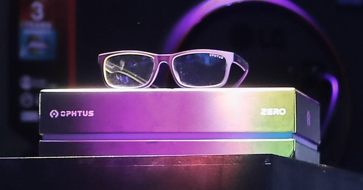 OPHTUS เปิดตัว แว่นกรองแสง สำหรับเกมเมอร์ บิดงอได้ ทับไม่หัก ตกไม่แตก