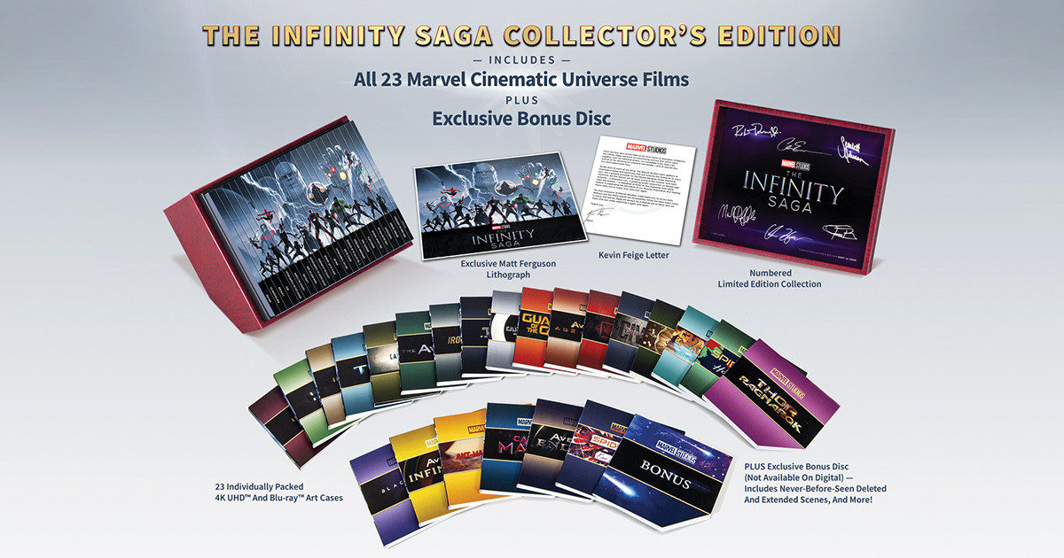 Marvel THE INFINITY SAGA ชุด Box Set รวมครบหนัง 23 เรื่องจากจักรวาล MCU