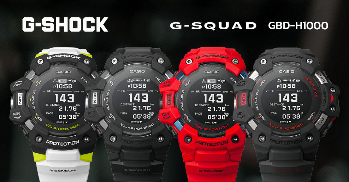 Casio G-Shock GBD-H1000 จีช็อคสำหรับสายวิ่ง มาพร้อม GPS + Heartrate แบต ...