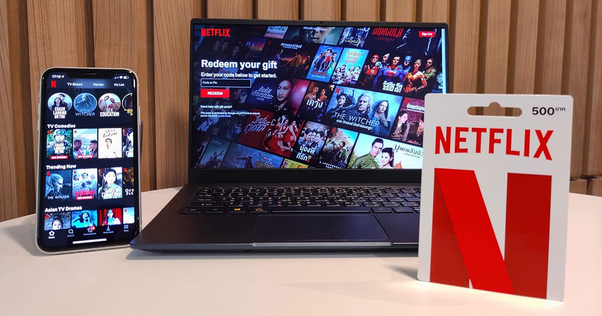 Netflix Card บัตรเติมเงิน ดูหนัง ซีรีย์ เน็ตฟลิกซ์ วางขายแล้วในไทย