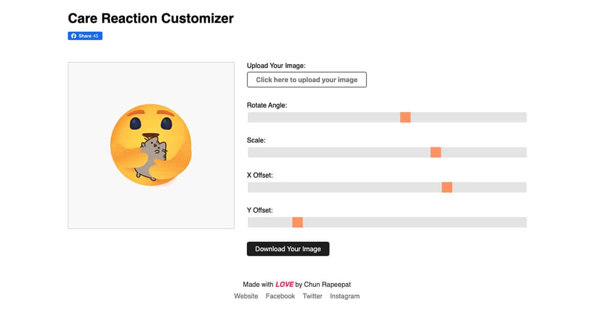 Facebook ยังไม่ให้ใช้ งั้นมาทำ Reaction ห่วงใย แบบของเราเองกันดีกว่า