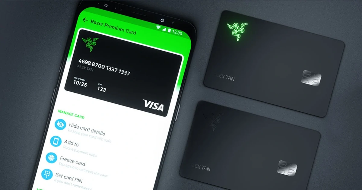 Razer จับมือ Visa เปิดตัว Razer Card บัตรเครดิตมีไฟ LED สว่างได้