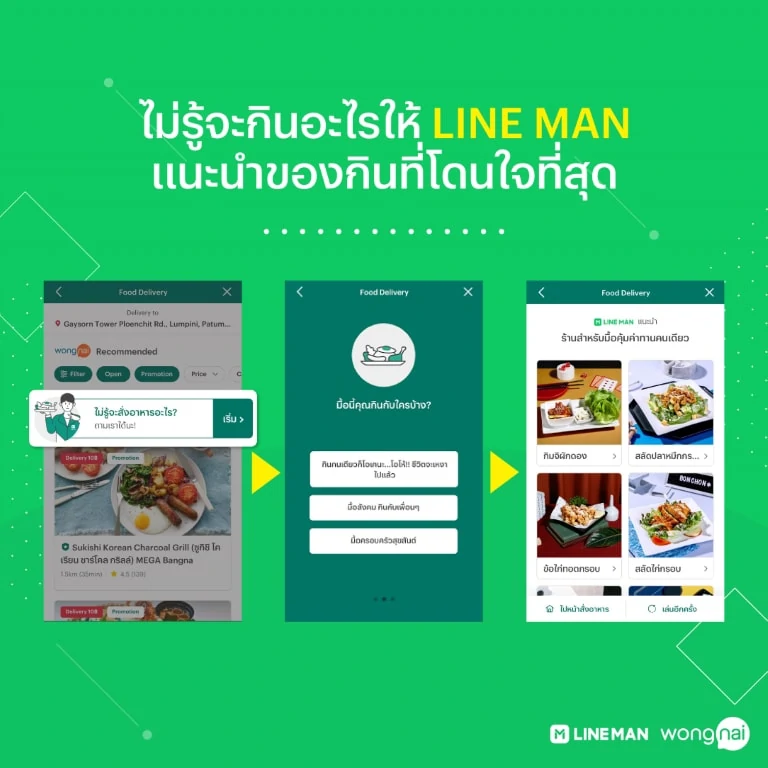 LINE MAN Wongnai เปิดตัว “MINI App” ให้แชท-แชร์-สั่งอาหารได้ง่ายๆ