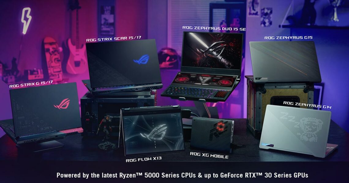 ASUS เปิดตัว โน้ตบุ๊ค ROG รุ่นใหม่ ในงาน CES 2021