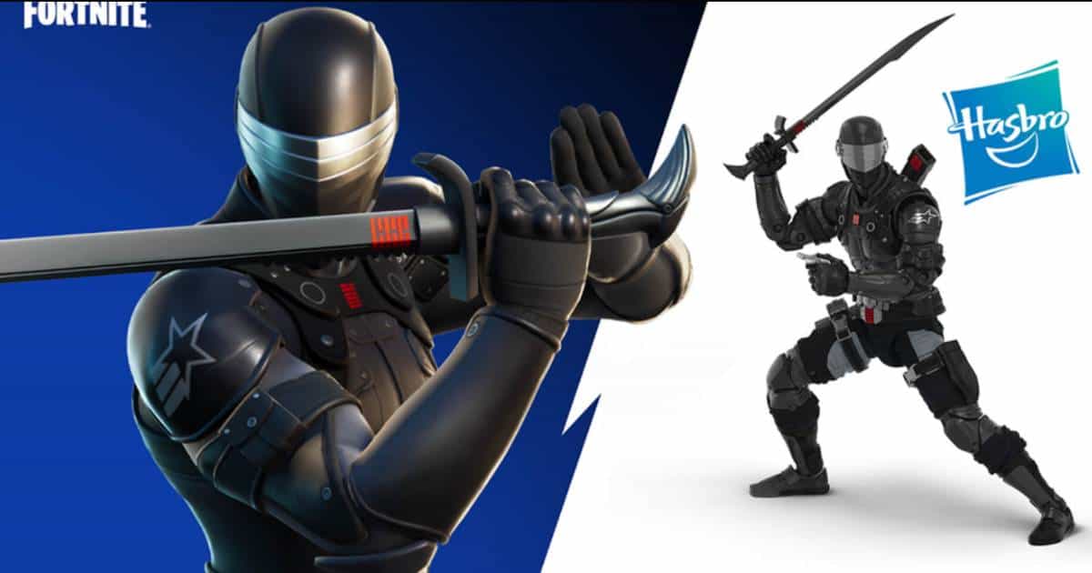Fortnite ร่วมกับ G.I. Joe เปิดตัว Snake Eyes Outfit พร้อมฟิกเกอร์จาก Hasbro