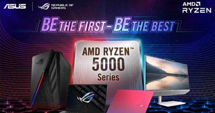 ASUS และ ROG เปิดตัวโน้ตบุ๊กและเดสก์ท็อป AMD Ryzen 5000 Series รุ่นล่าสุด