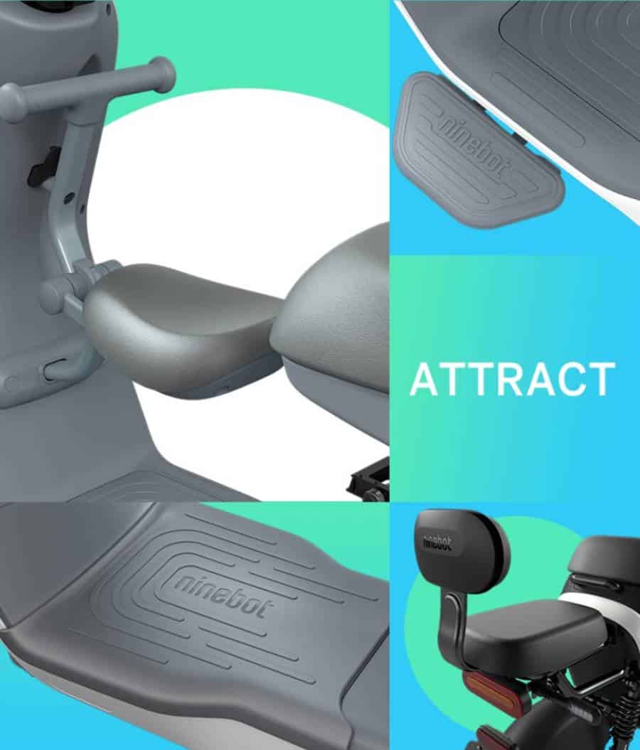 Xiaomi Ninebot A30C Electric Moped สกู๊ตเตอร์ไฟฟ้า ได้ทั้งขับและปั่น