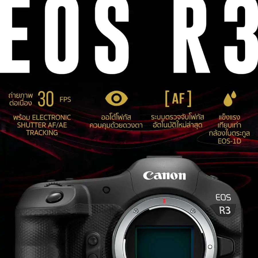 Canon EOS R3 บุกตลาดไฮเอนด์ พร้อม สุดยอดเลนส์ RF 3 รุ่นใหม่ สำหรับมืออาชีพ