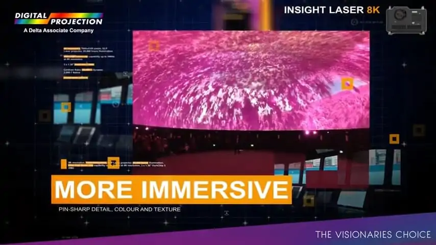 DELTA ฉลองครบรอบ 50 ปี เปิดตัว Digital Projection Insight เลเซอร์ ...