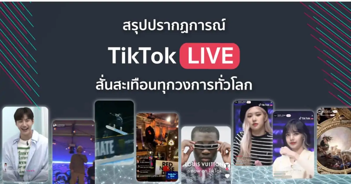 สรุปปรากฏการณ์ TikTok LIVE สั่นสะเทือนทุกวงการทั่วโลก