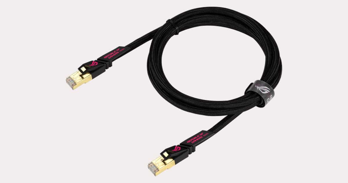 ASUS เปิดตัว ROG CAT7 cable สาย LAN เกมมิ่งระดับพรีเมียม รองรับ ...