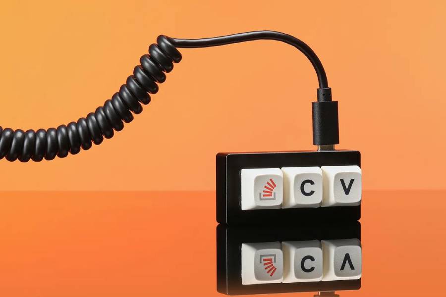 The Key คีย์บอร์ดแมคานิค ที่มีแค่ปุ่ม Copy / Paste ผลิตออกมาขายจริงแล้ว