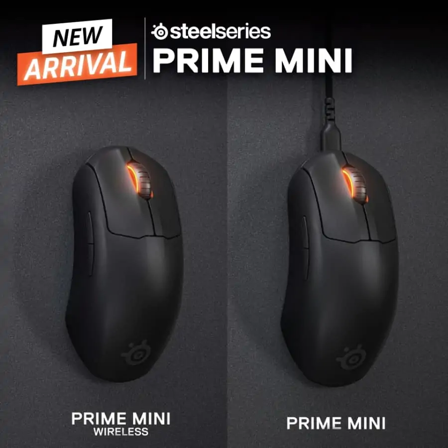 SteelSeries Prime Mini เมาส์เกมมิ่ง เล็ก กะทัดรัด ถนัดมือสาวๆ