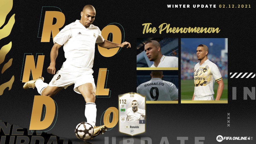 FIFA ONLINE 4 : WINTER UPDATE ต้อนรับการมาของนักเตะระดับตำนาน Ronaldo R9