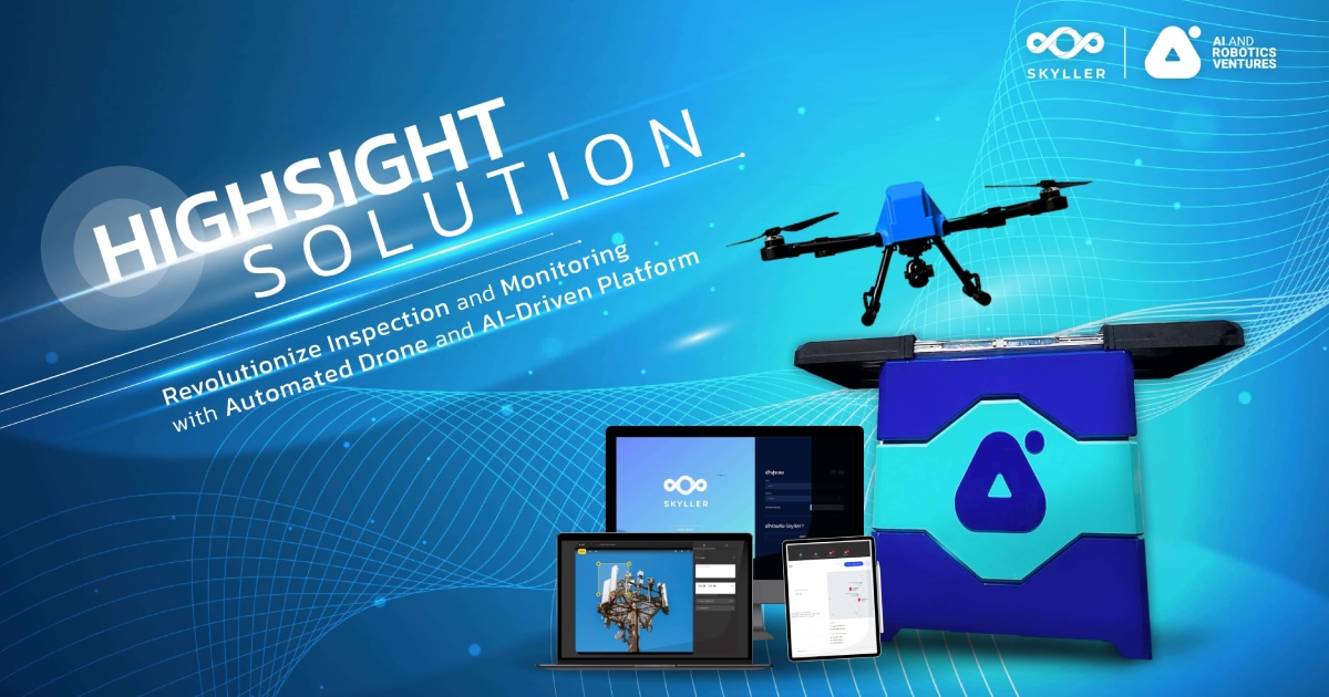 SKYLLER เปิดตัว HighSight ระบบโดรน อัตโนมัติ เดินหน้าเปิดตลาดเชิงพาณิชย์