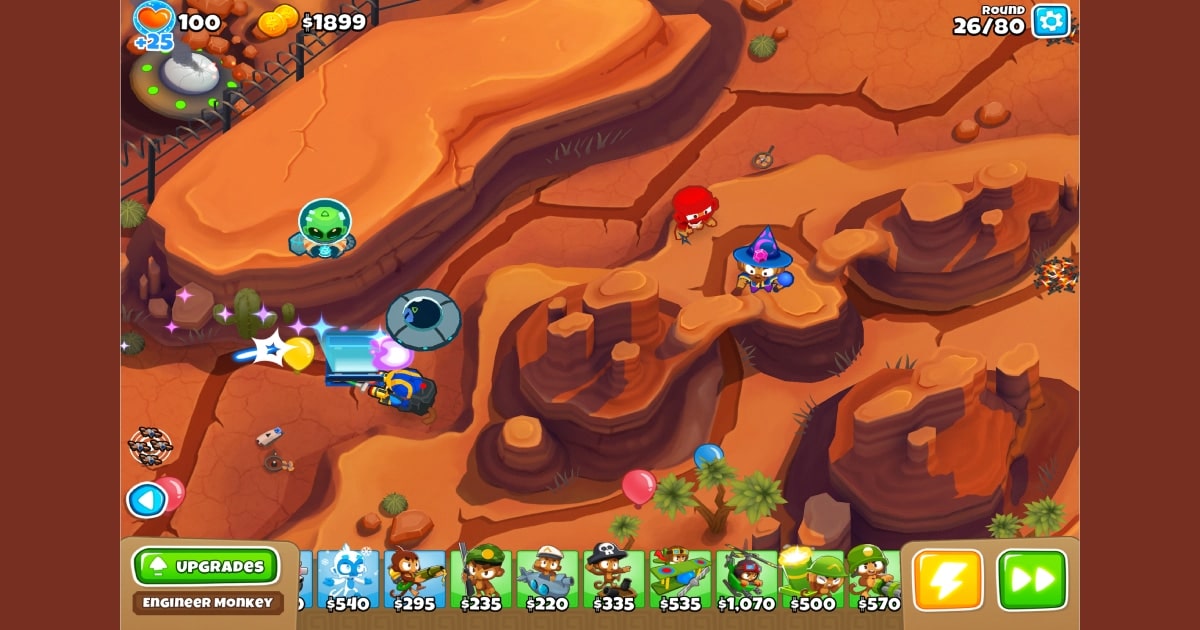 ออกแบบกลยุทธ์พิชิตการบุกรุกใน Bloons TD 6+ บน Apple Arcade