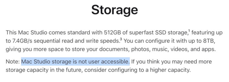 พบภายใน Mac Studio ตัว SSD สามารถถอดเปลี่ยนได้ และมีสล็อตว่างสำหรับใส่ ...