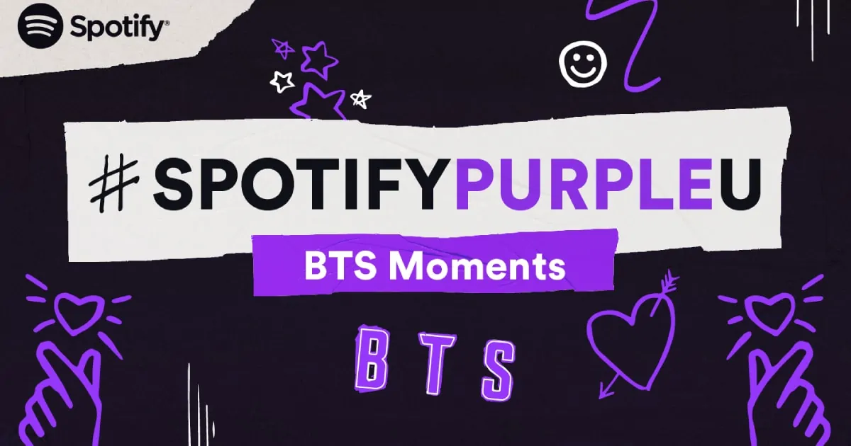 Spotify ต้อนรับอัลบั้มใหม่จาก BTS ด้วยแคมเปญ #SpotifyPurpleU
