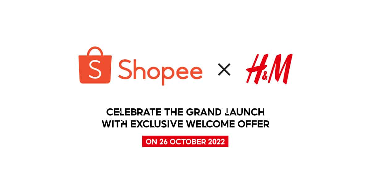 H&M ฉลอง เปิดตัว ครั้งแรกบน Shopee ด้วยแคมเปญพิเศษ 26 ต.ค. นี้