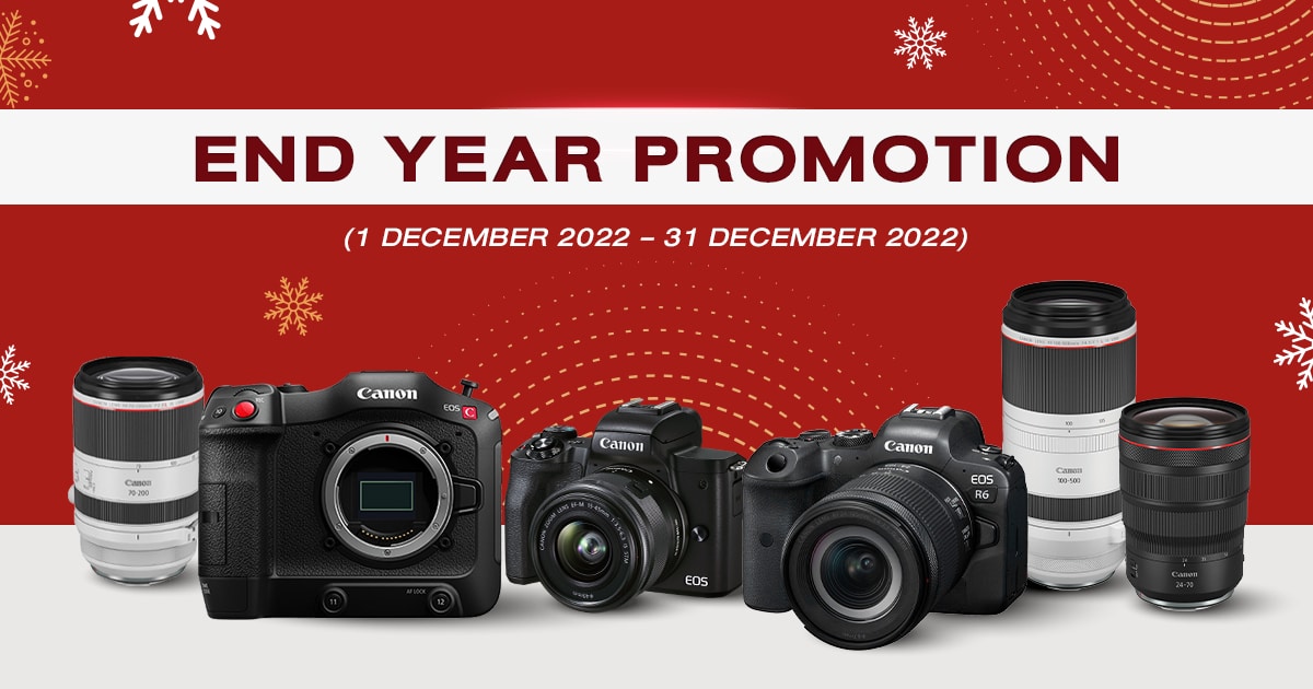 ‘Canon End Year Promotion’ มอบความสุขส่งท้ายปีลดสูงสุด 9,000 บาท วันนี้ ...