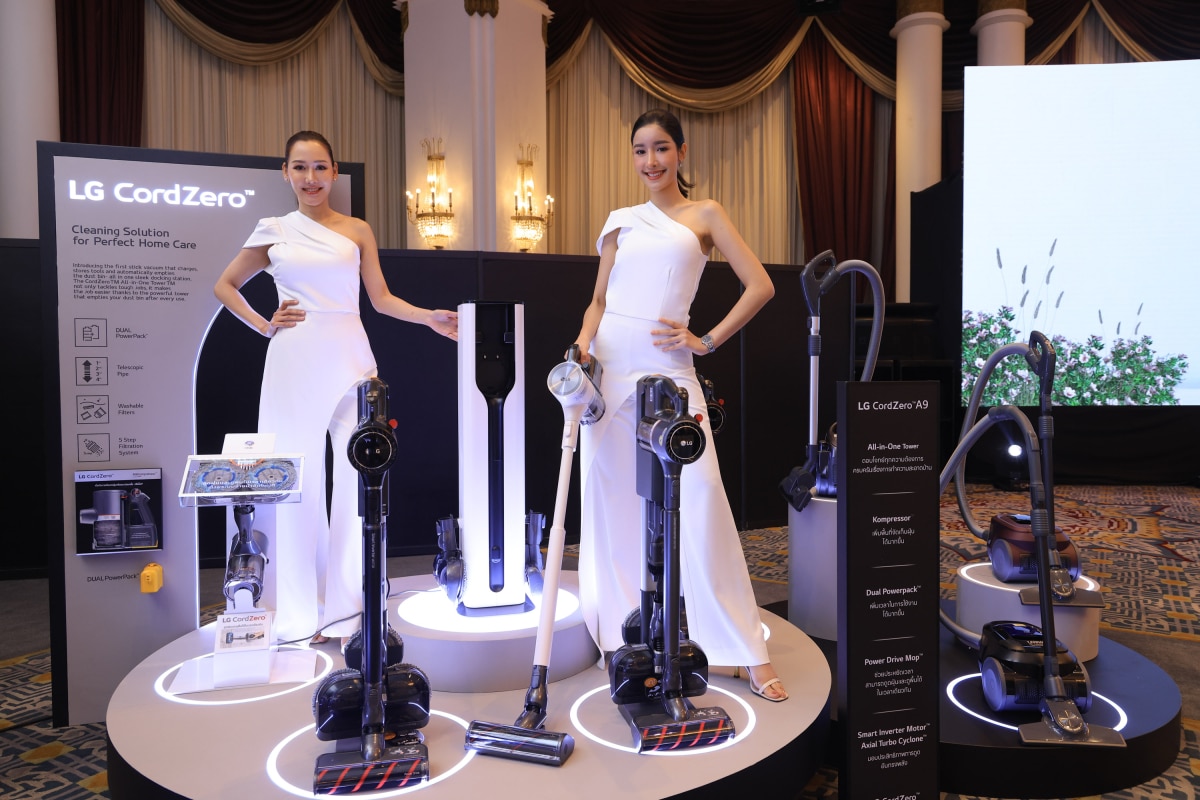LG CordZero รุ่น A9T-ULTRA เครื่องดูดฝุ่นไร้สาย ประสิทธิภาพสูง สะดวกต่อ ...