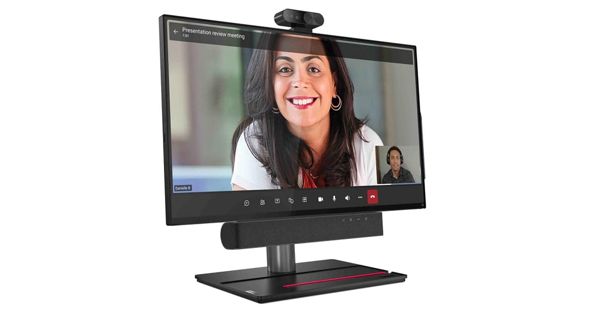Lenovo ThinkSmart View Plus จอพร้อมระบบ Smart Collaboration ใช้งานร่วมกับ Microsoft Teams