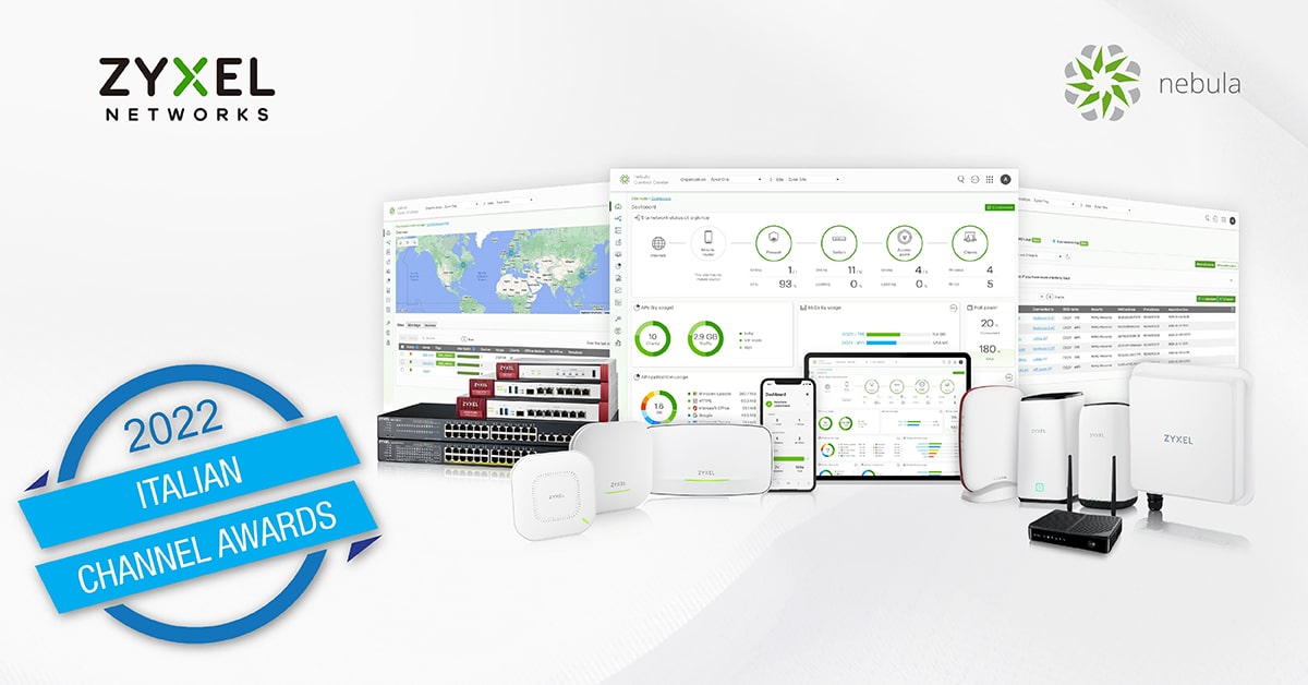 Zyxel ชนะเลิศรางวัล Italian Channel Award จากประเทศอิตาลี 3 ปีซ้อน