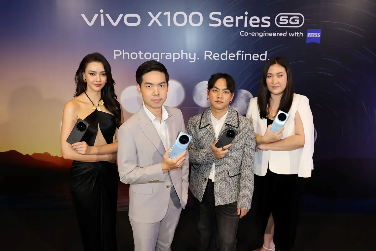 เปิดตัว vivo X100 5G และ vivo X100 Pro 5G ราคา เริ่มต้น 26,999 บาท