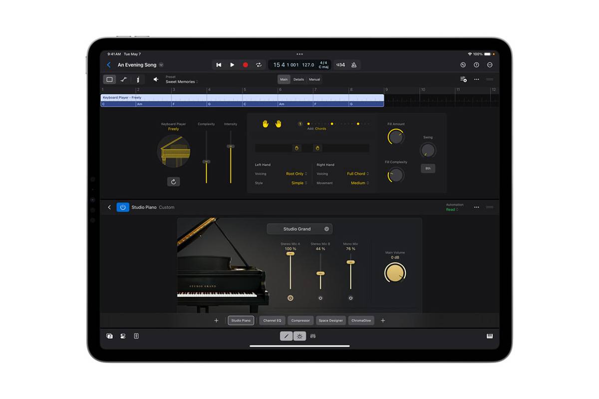 Logic Pro อัปเดตเวอร์ชันใหม่ สำหรับ iPad และ Mac เพิ่มความสามารถด้าน AI