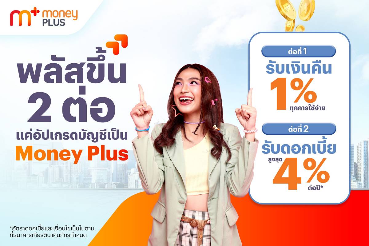 ทรูมันนี่ ส่งบริการใหม่ "Money Plus" ยกระดับประสบการณ์การเงินดิจิทัล รับเงินคืน 1% และดอกเบี้ย ...