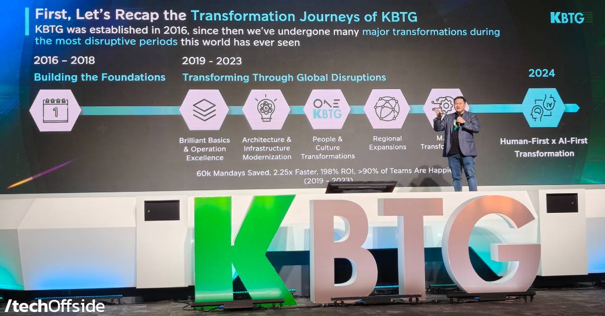 KBTG เปิดศักราชใหม่ ก้าวสู่ยุค "Agentic AI" ในปี 68 ตั้งเป้าสร้างมูลค่าธุรกิจ 1 หมื่นล้านใน 5 ปี