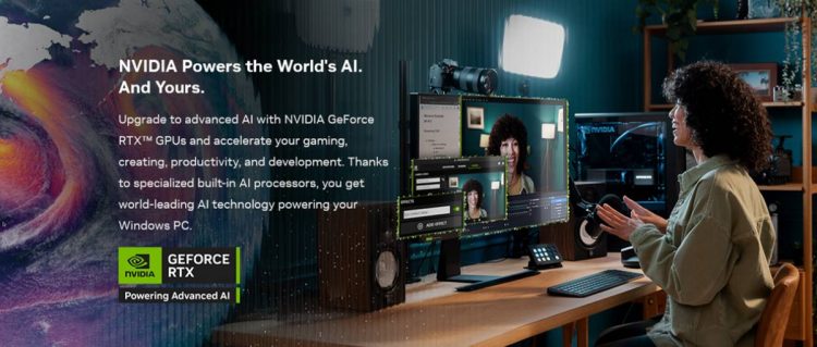 NVIDIA RTX AI PC ปฏิวัติวงการพีซีด้วยพลัง AI เพื่อครีเอเตอร์และเกมเมอร์