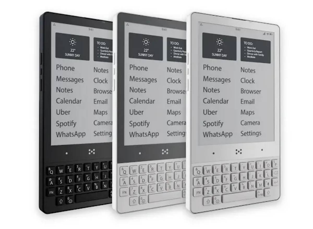 Minimal Phone สมาร์ตโฟนจอขาวดำ E-Ink พร้อมคีย์บอร์ด QWERTY