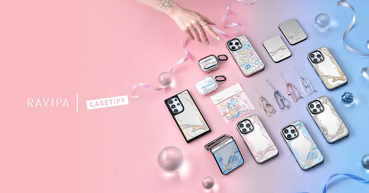 CASETiFY จับมือ RAVIPA สร้างสรรค์คอลเลกชั่นอุปกรณ์เสริมเทคโนโลยีสุดพิเศษ