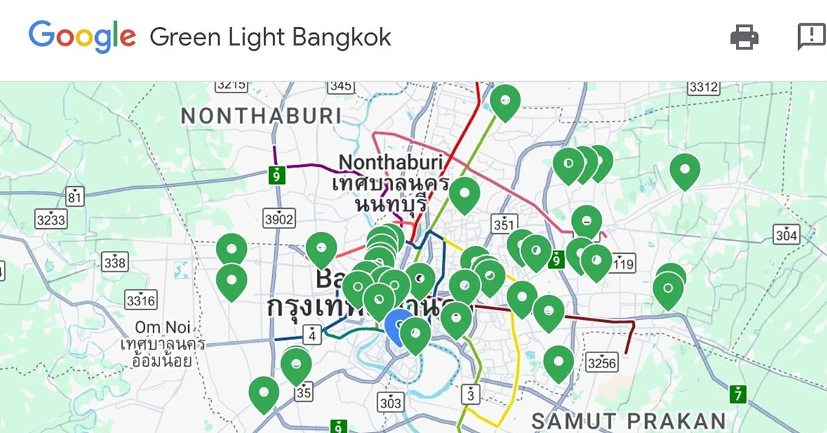 กทม. จับมือ Google นำ AI แก้ปัญหาจราจรด้วย Project Green Light