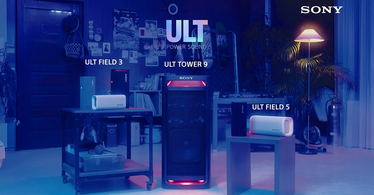 โซนี่ เปิดตัวลำโพง ULT POWER SOUND ใหม่ 3 รุ่น พร้อมไมค์ไร้สาย